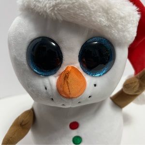Ty | Toys | Ty Beanie Boo Scoops The Snowman Christmas Plush Doll ...